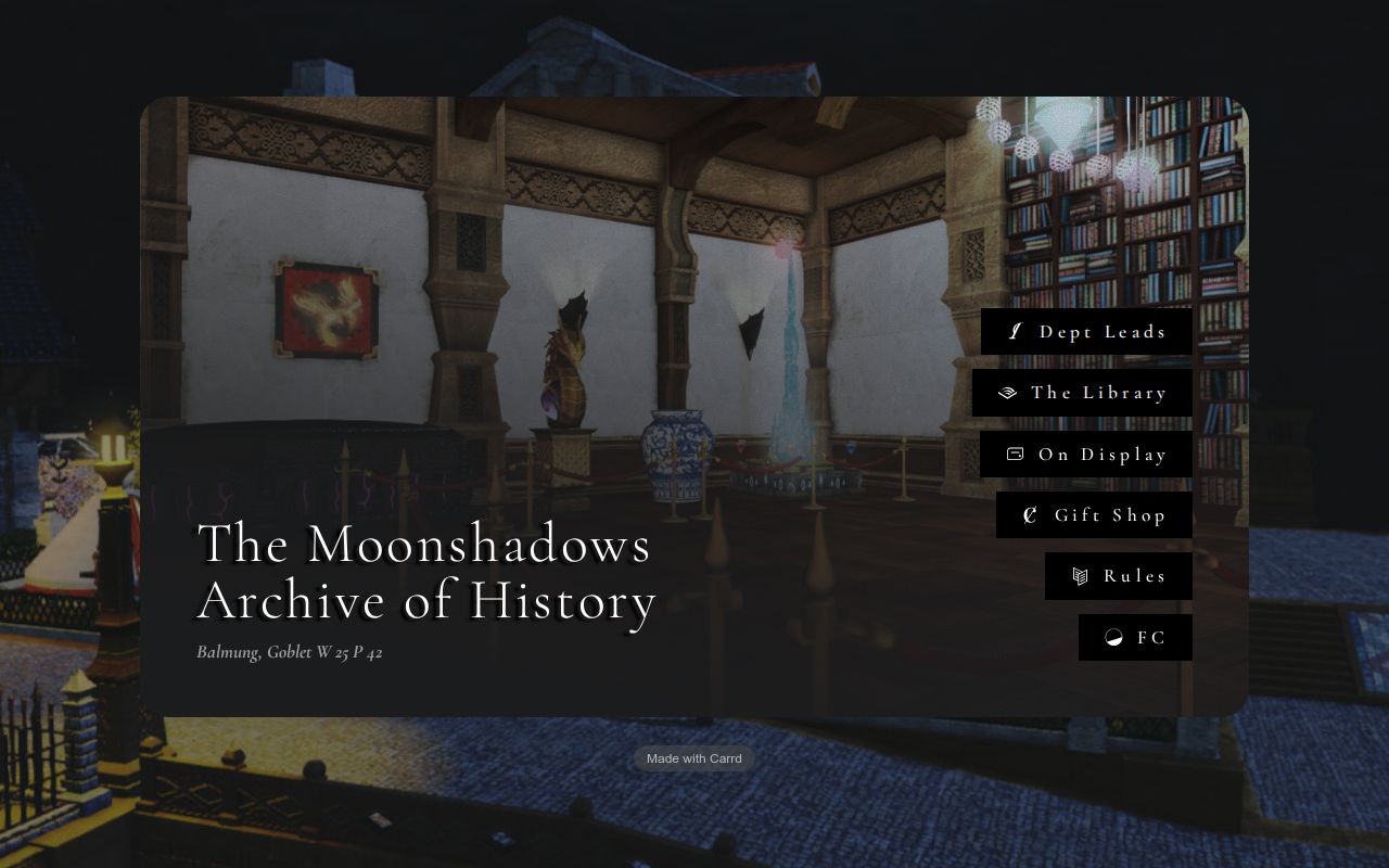 Moonshadows Archive